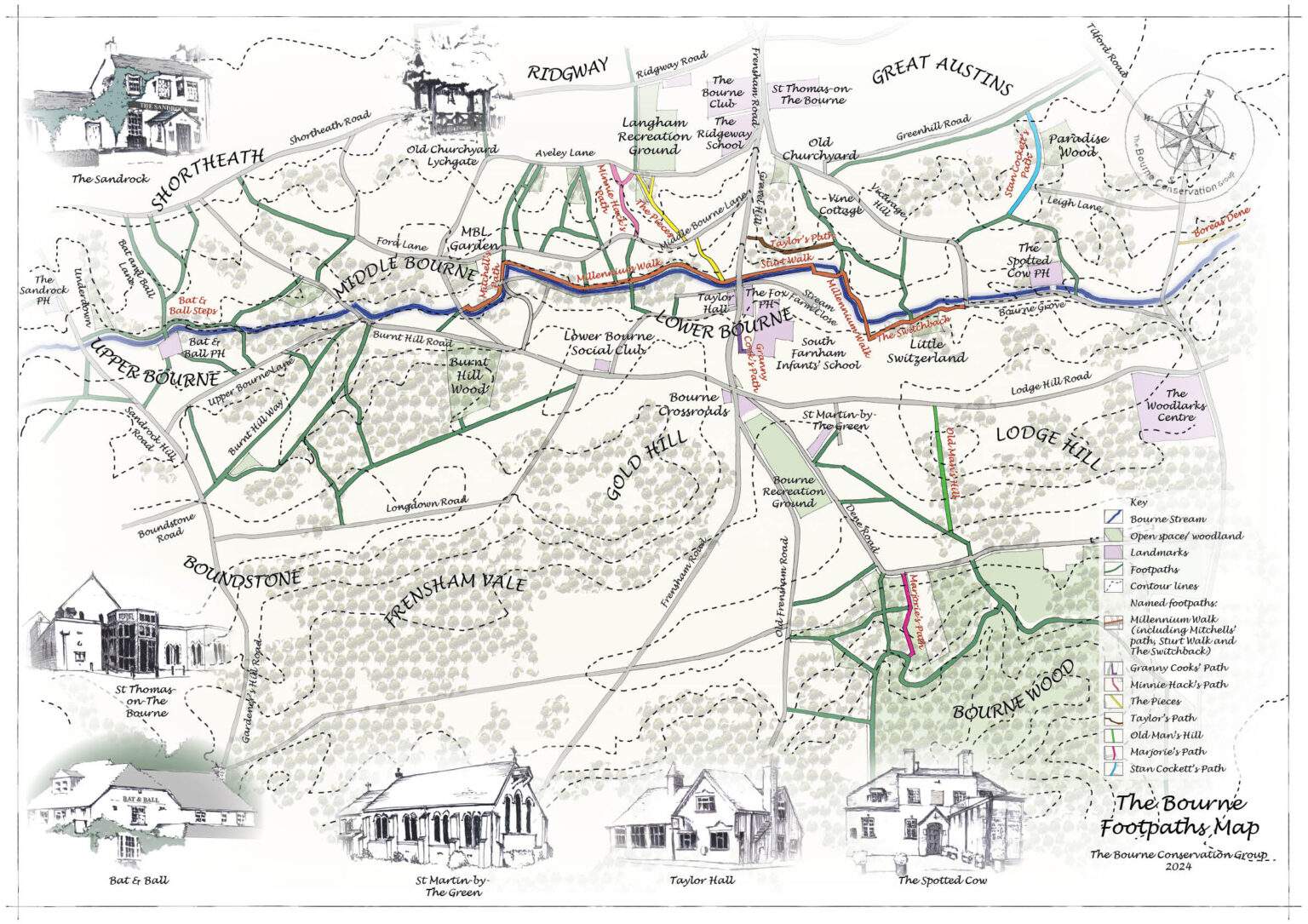 BCG Bourne Map – Bourne Conservation Group